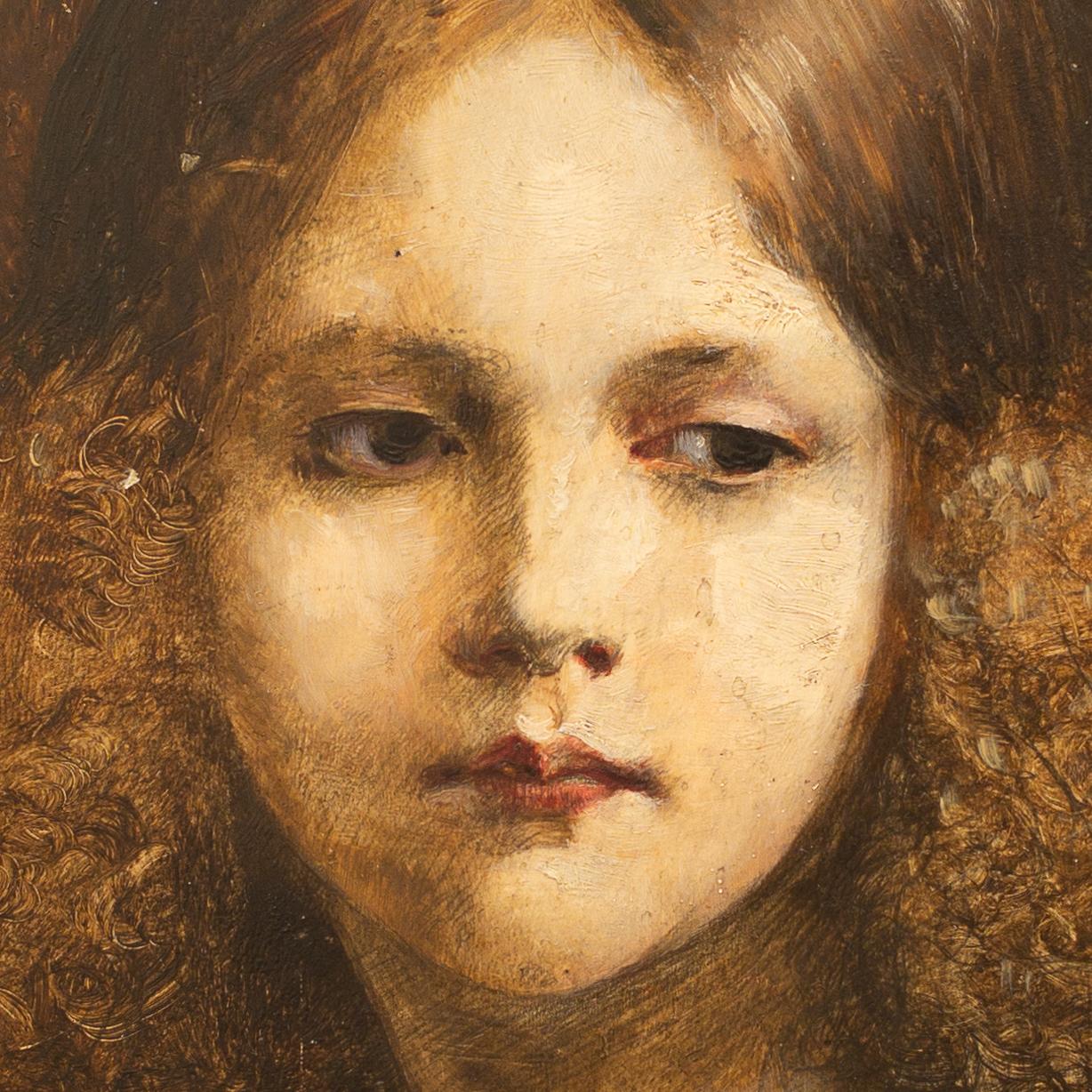 Georg Büchner - Portrait of a Young Girl by Georg Büchner (1858–1914 ...