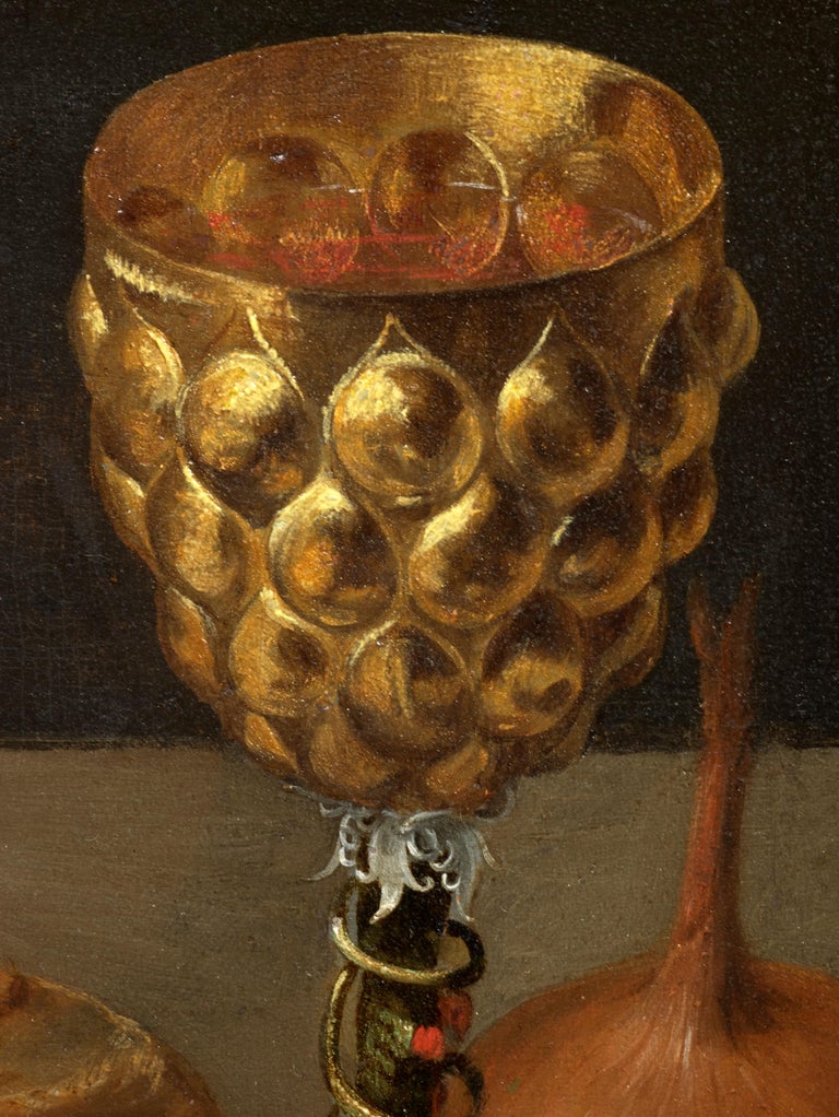 Georg Flegel - Still Life with Herring, a panel by the workshop of ...