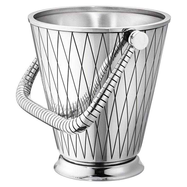 Georg Jensen 819D Handcrafted Sterling Silver Ice Bucket by Sigvard ...