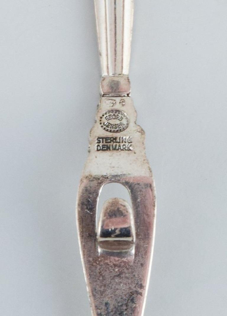 Georg Jensen, a set of eleven rare Acorn cocktail picks, Sterling ...
