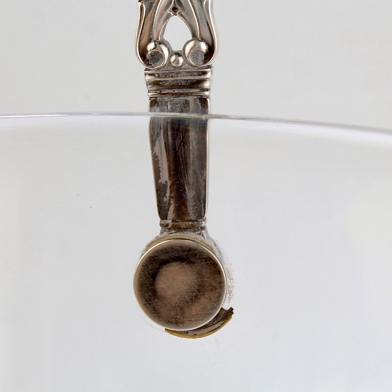 Georg Jensen Acorn Pattern Sterling Silver and Crystal Ice Bucket by ...