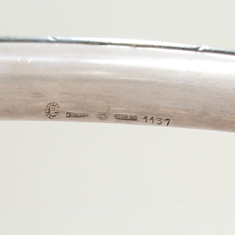 Georg Jensen Acorn Pattern Sterling Silver and Crystal Ice Bucket by ...