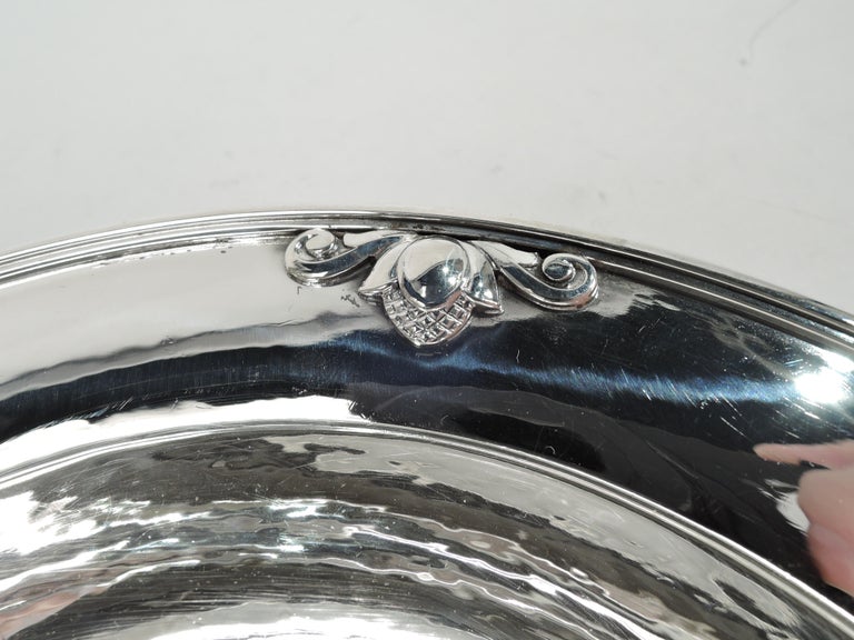 Georg Jensen Acorn Sterling Silver Bowl For Sale at 1stDibs