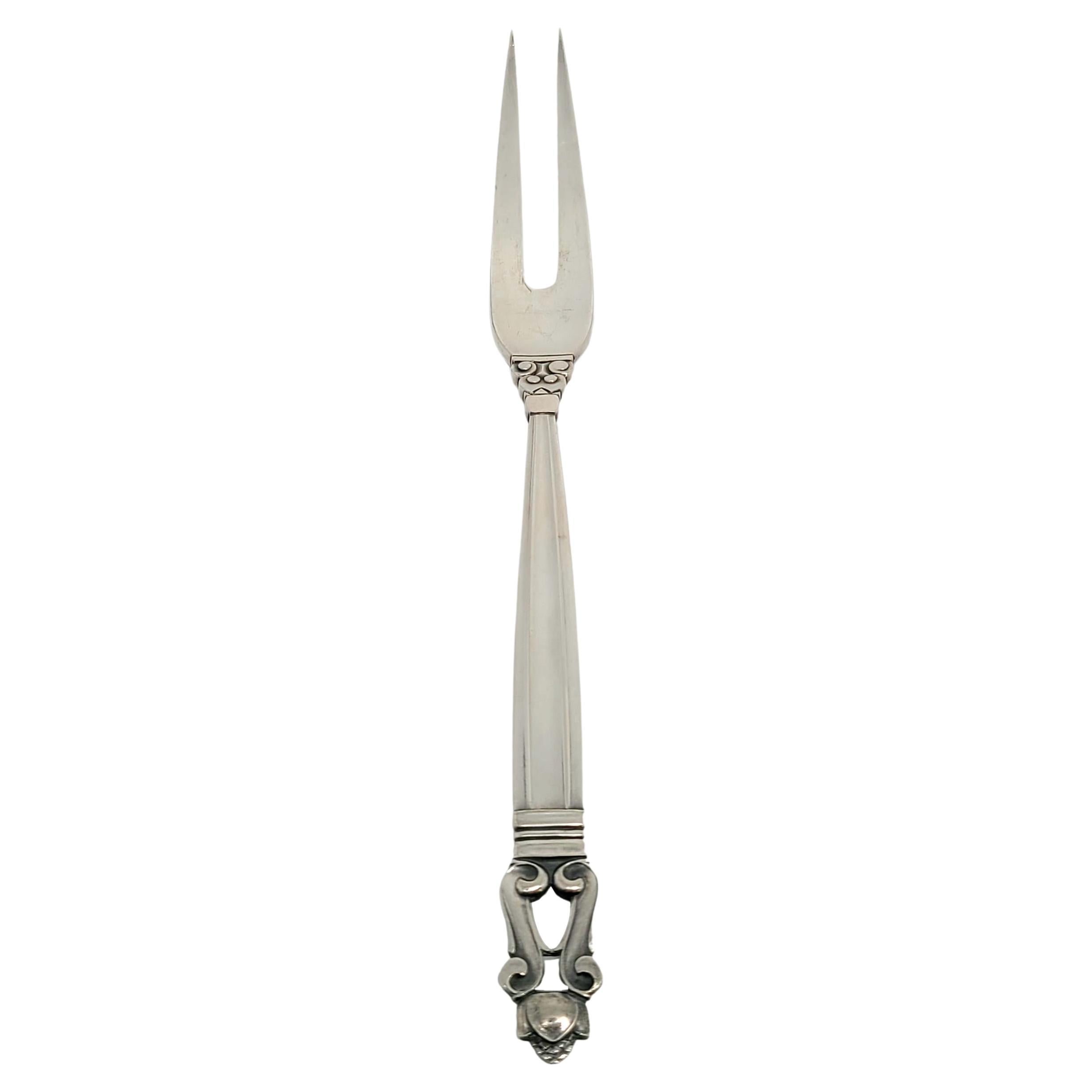 George Jensen Acorn Fish Knifes and Forks For Sale at 1stDibs
