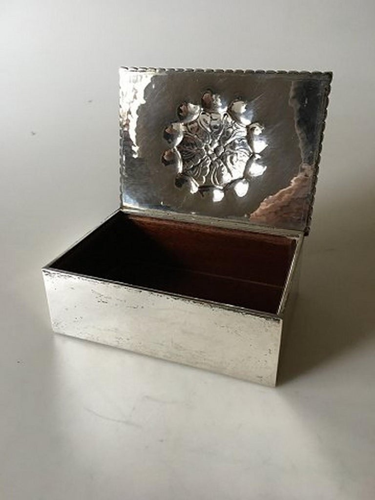Georg Jensen Box in 830 Silver from 1919 No 89 For Sale at 1stDibs