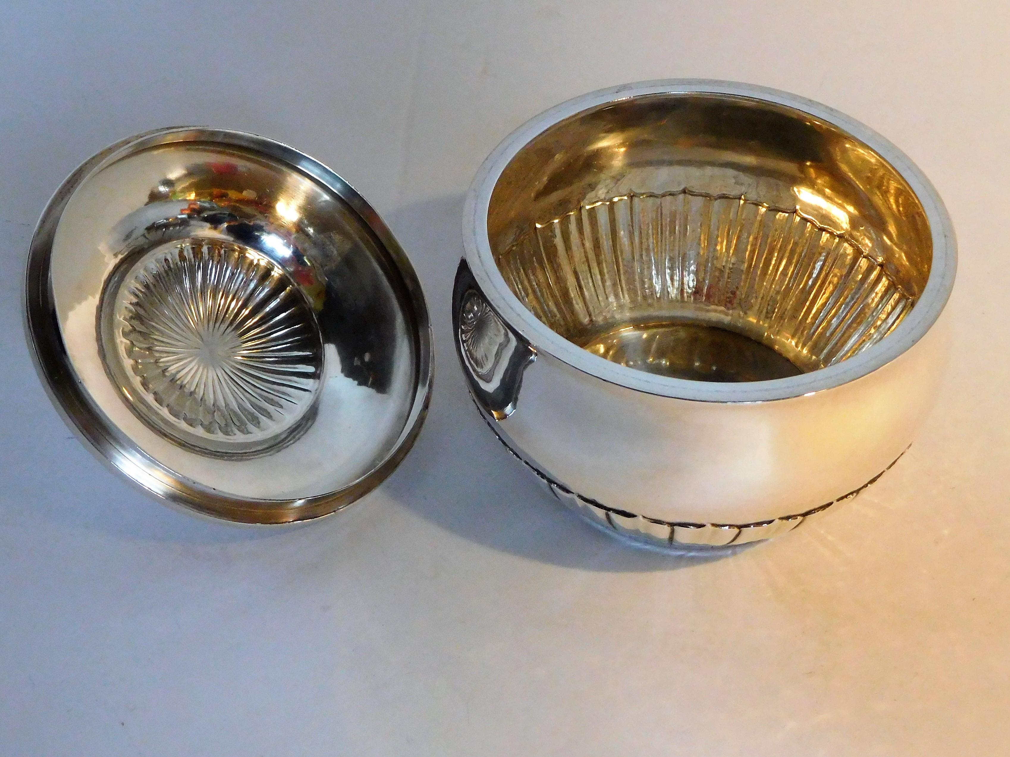 Georg Jensen Covered Sugar Bowl, Johan Rohde Design, Early 20th Century ...