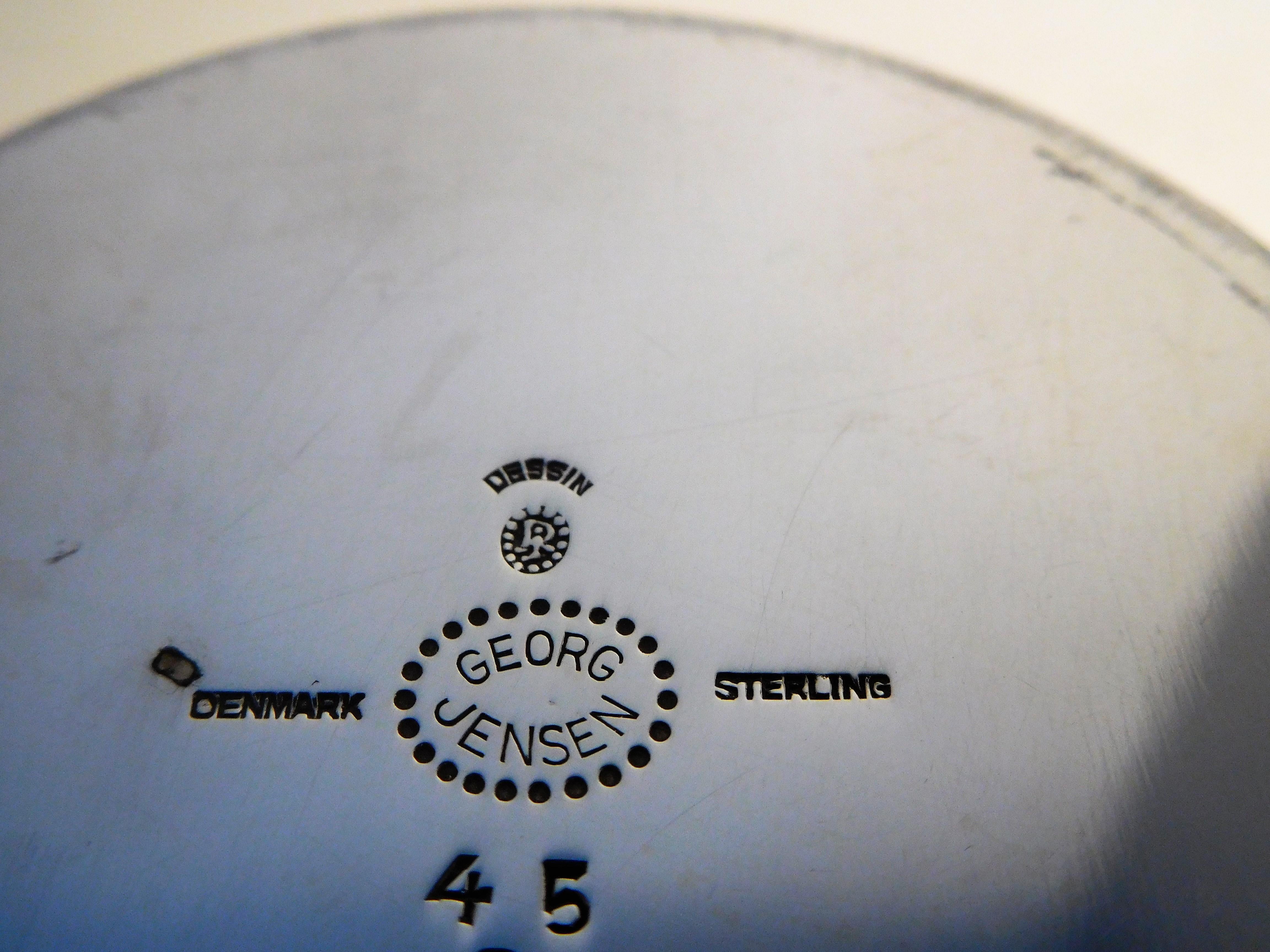 Georg Jensen Covered Sugar Bowl, Johan Rohde Design, Early 20th Century ...