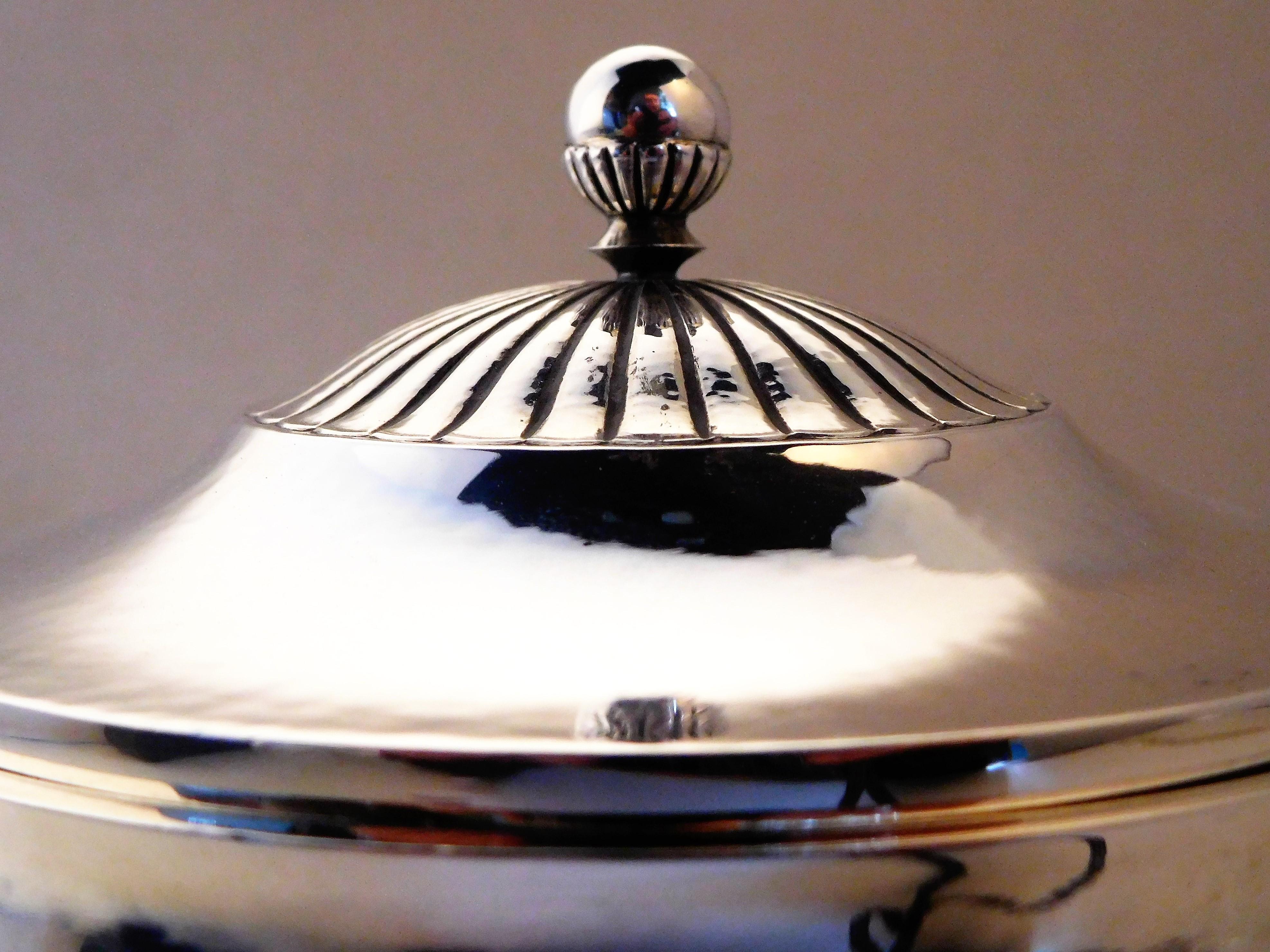 Georg Jensen Covered Sugar Bowl, Johan Rohde Design, Early 20th Century ...