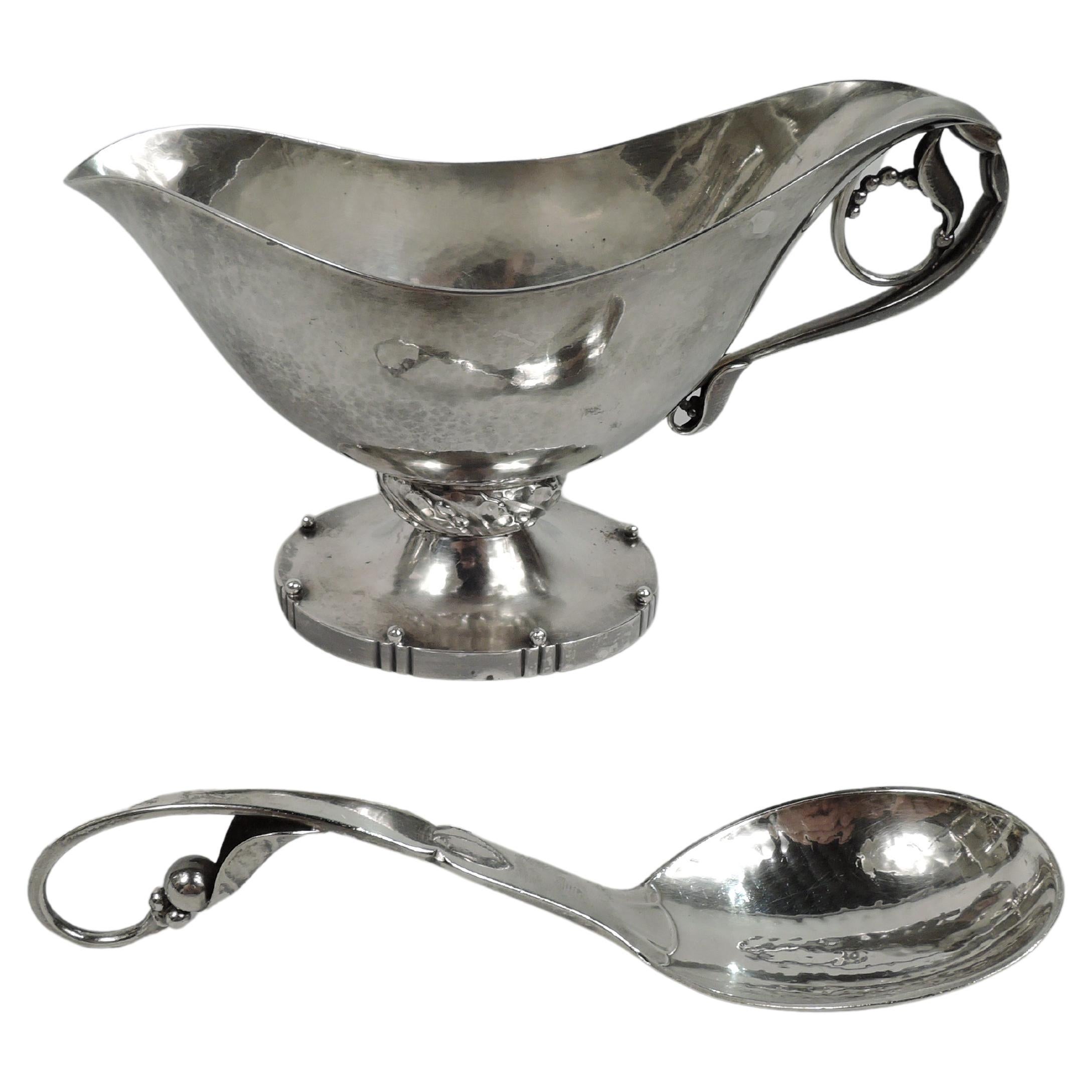 Danish Sterling Silver Modernist Five-Light Candelabras, Pair, circa ...