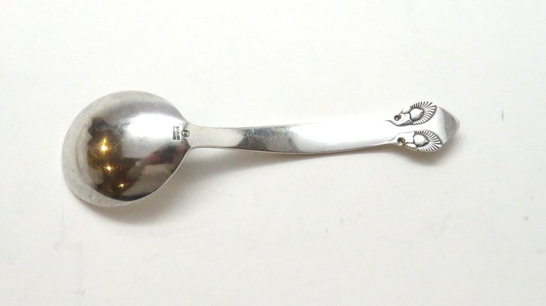 Georg Jensen Denmark Bittersweet Sterling Silver Jam/Jelly Spoon For ...