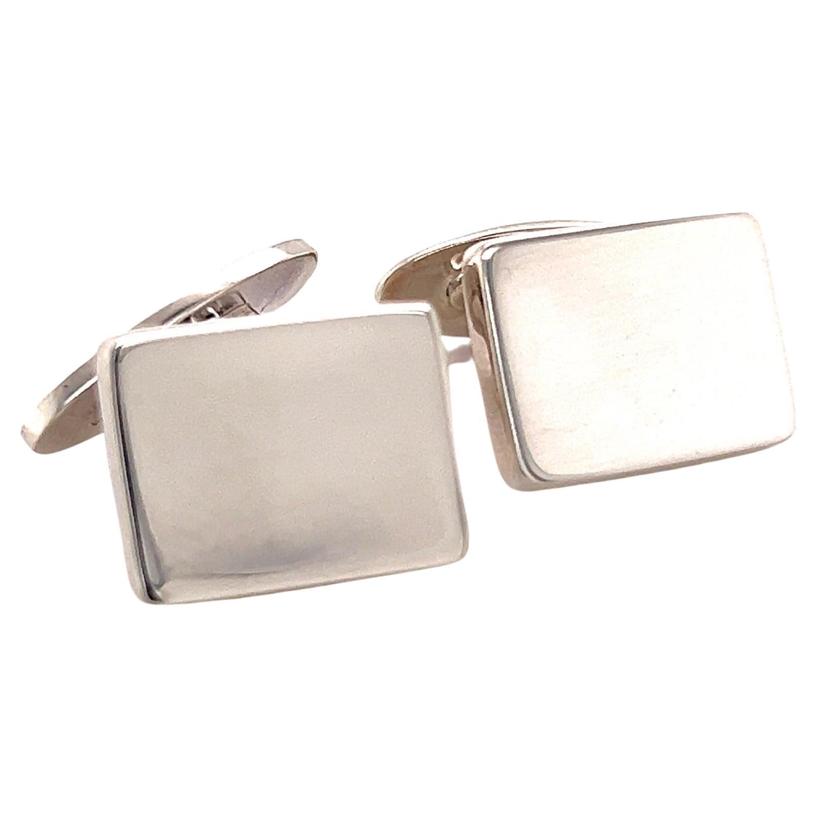 Georg Jensen Sterling Silver Cufflinks No 90 For Sale at 1stDibs ...