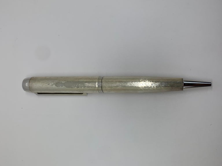 Georg Jensen, Hammered Sterling Silver Ballpoint Pen, Smithy For Sale ...