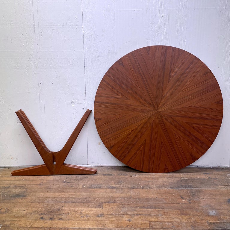 Georg Jensen Kubus Circular Danish Modern Coffee Table For Sale at 1stDibs