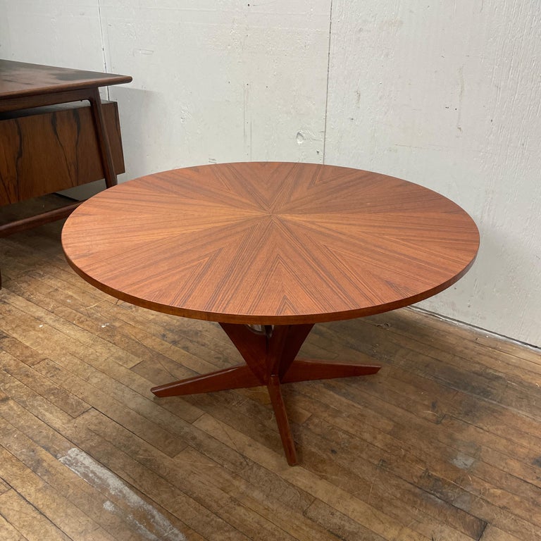 Georg Jensen Kubus Circular Danish Modern Coffee Table For Sale at 1stDibs