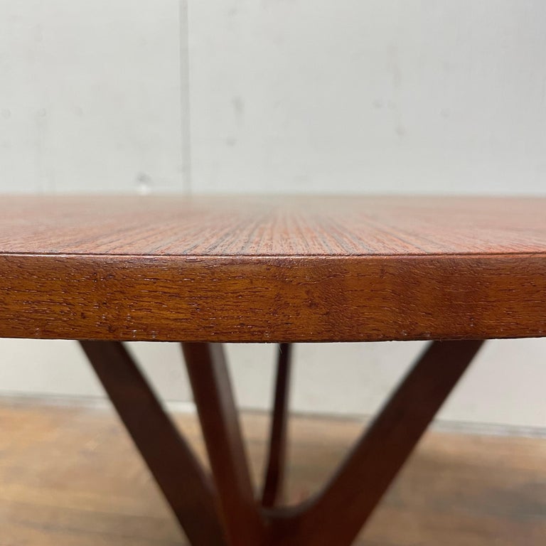 Georg Jensen Kubus Circular Danish Modern Coffee Table For Sale at 1stDibs