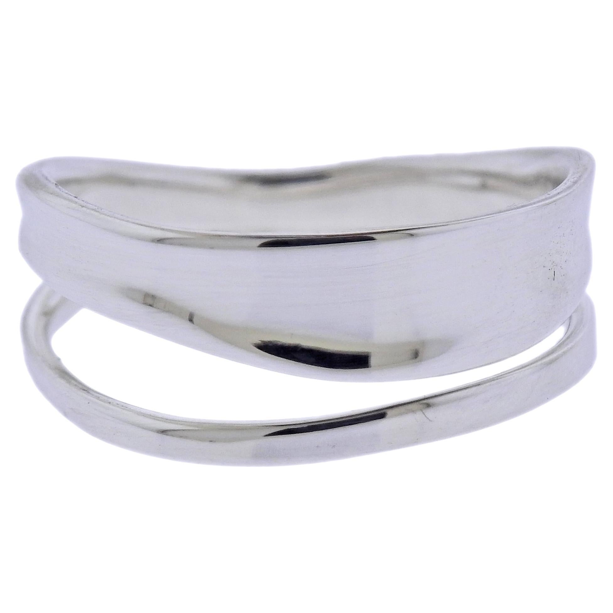 Georg Jensen Sterling Silver Moebius Ring 369 For Sale at 1stDibs