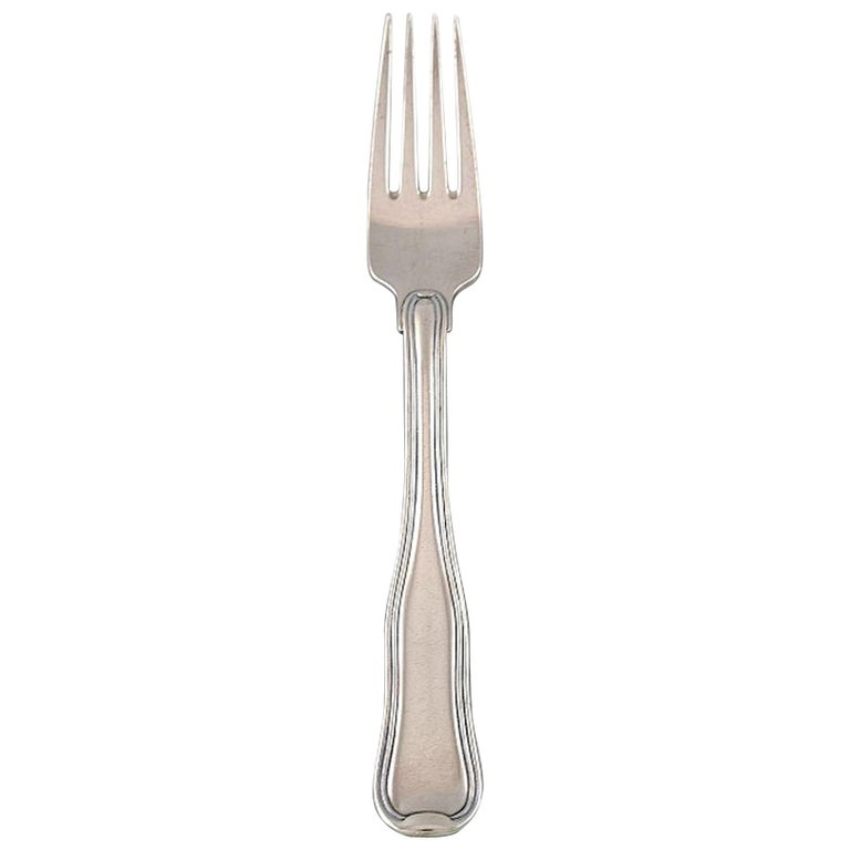 Georg Jensen Old Danish Lunch Fork, 7 Pieces For Sale at 1stDibs