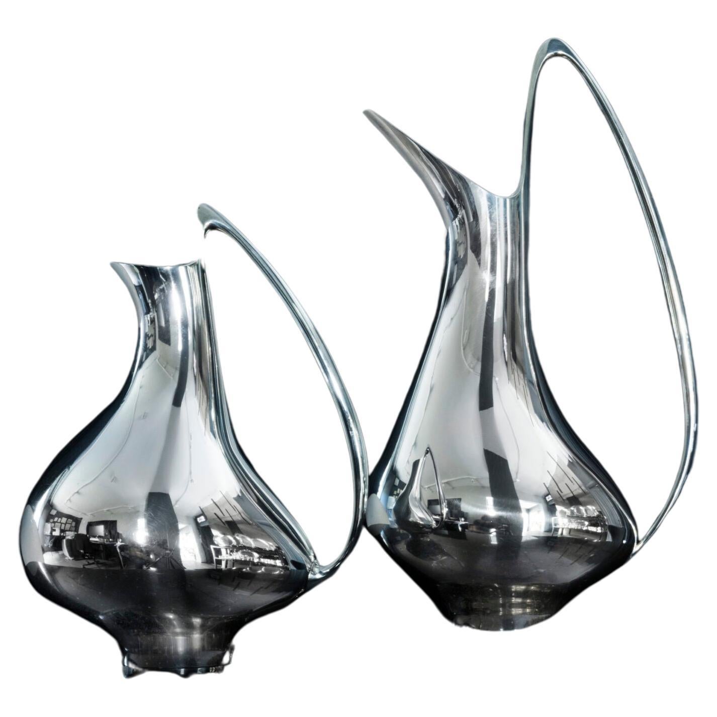 Georg Jensen Sterling Silver Pitcher 8 For Sale at 1stDibs