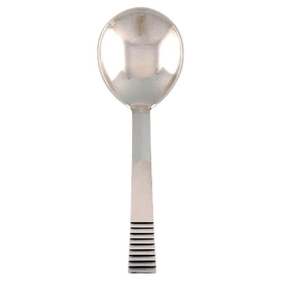 Early Georg Jensen Jam Spoon in Sterling Silver, Dated 1915-1930 at 1stDibs