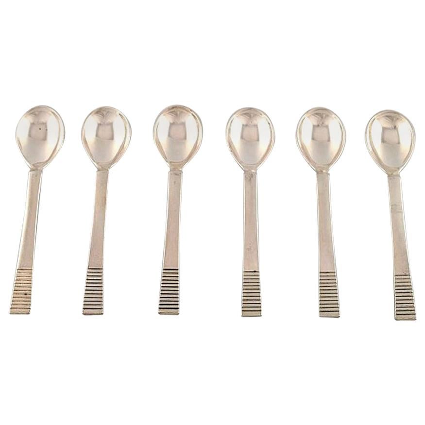 Set of 12 Turkish Coffee Spoons in 800 Silver at 1stDibs