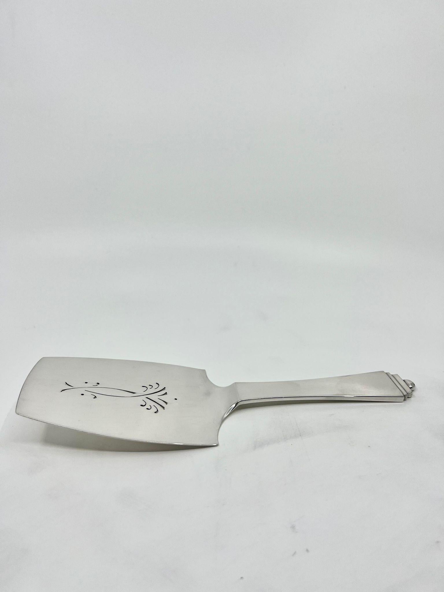 Georg Jensen Pyramid Sterling Silver Server For Sale at 1stDibs