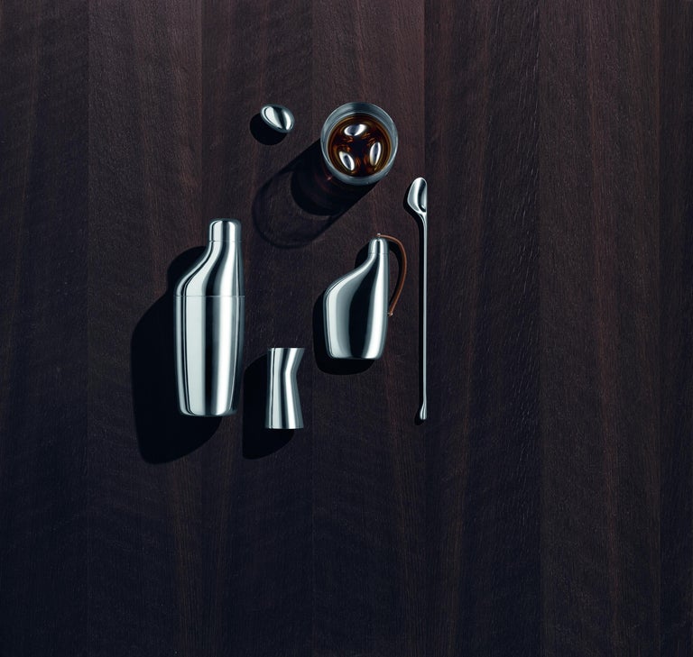 Georg Jensen Sky Hip Flask in Stainless Steel by Aurelien Barbry For ...