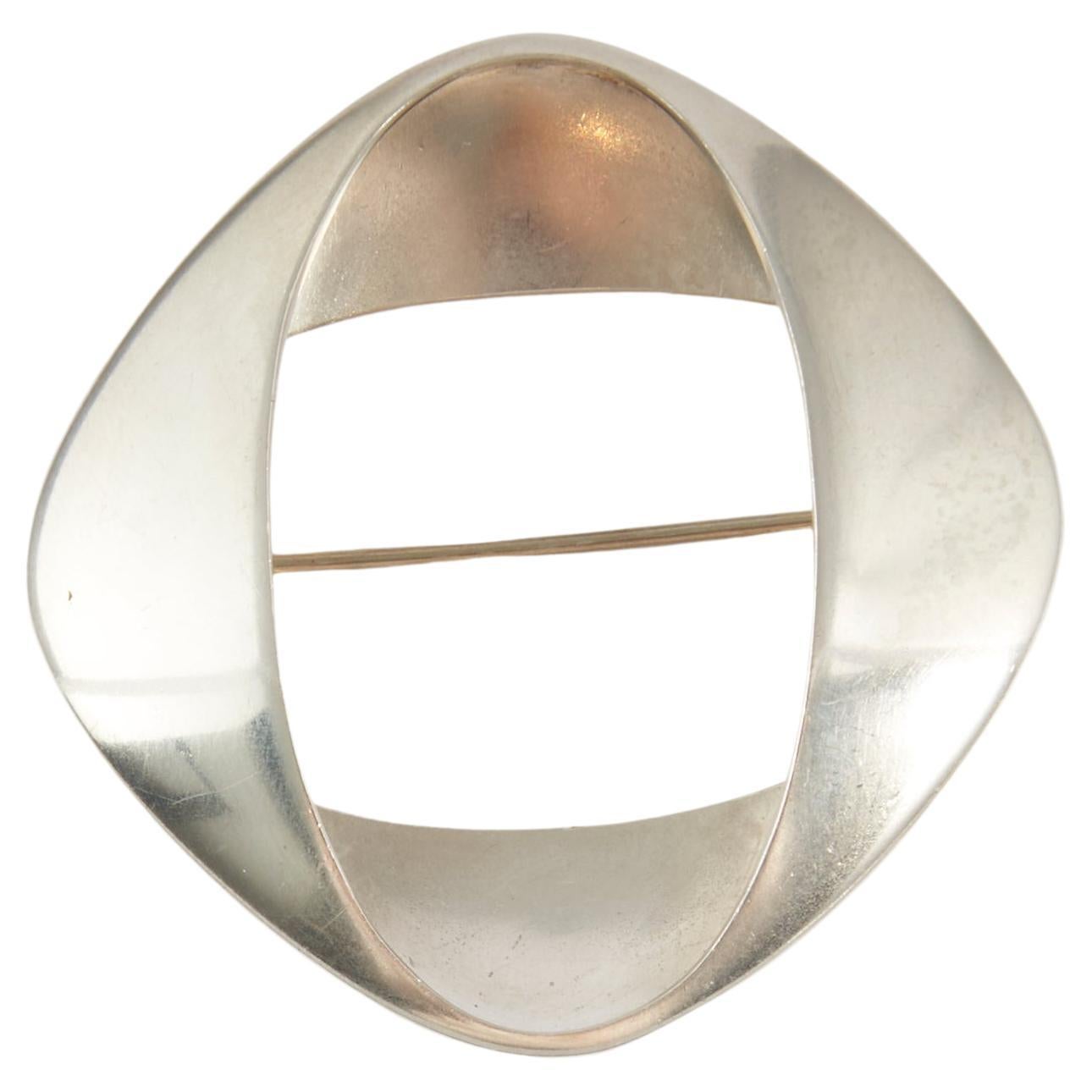 Georg Jensen Sterling Silver Dolphin Brooch Pin at 1stDibs | georg ...