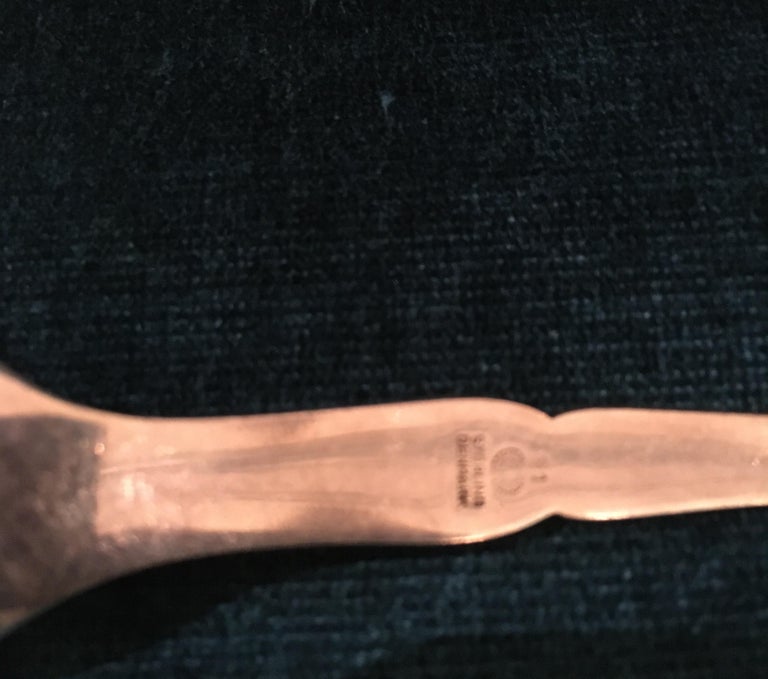 Georg Jensen Sterling Marrow Spoon For Sale at 1stDibs
