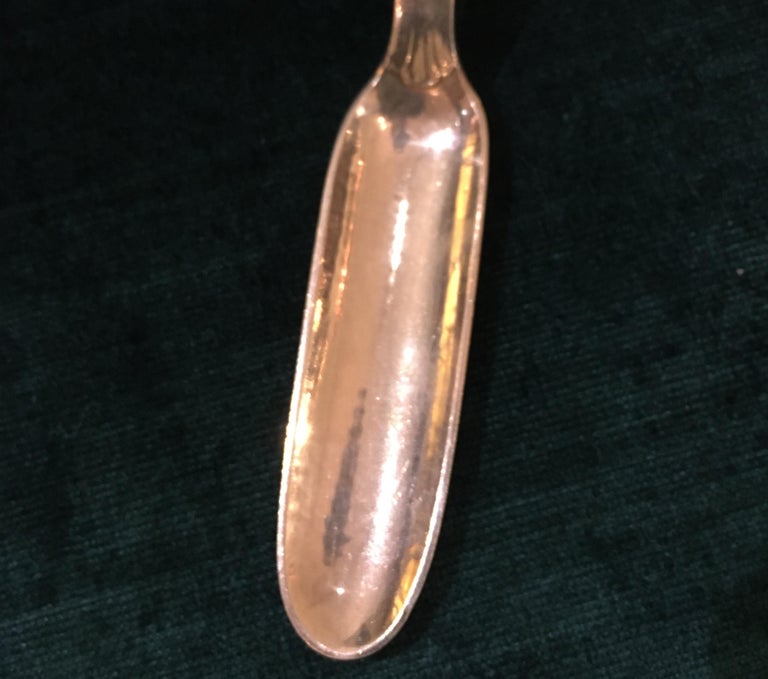Georg Jensen Sterling Marrow Spoon For Sale at 1stDibs