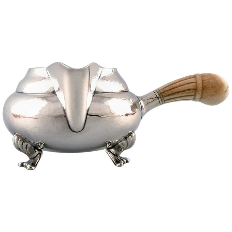 Georg Jensen Sterling Silver Blossom Large Cream Jug Number 2D at 1stDibs