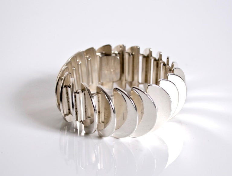 Georg Jensen Sterling Silver Bracelet Designed by Astrid Fog, Denmark ...