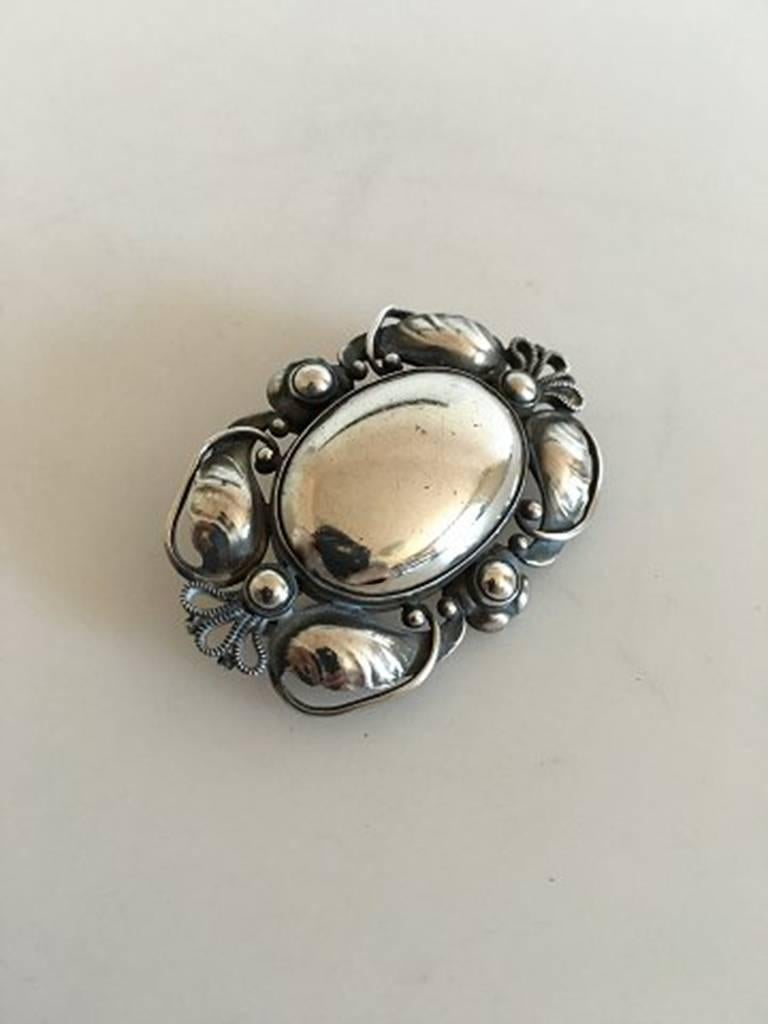 Georg Jensen Sterling Silver Brooche #171 For Sale at 1stDibs