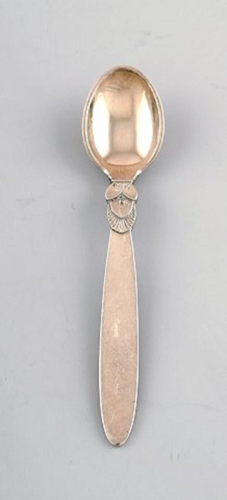 Georg Jensen Sterling Silver 'Cactus' Cutlery, Mocha Spoon, 11 Pieces ...