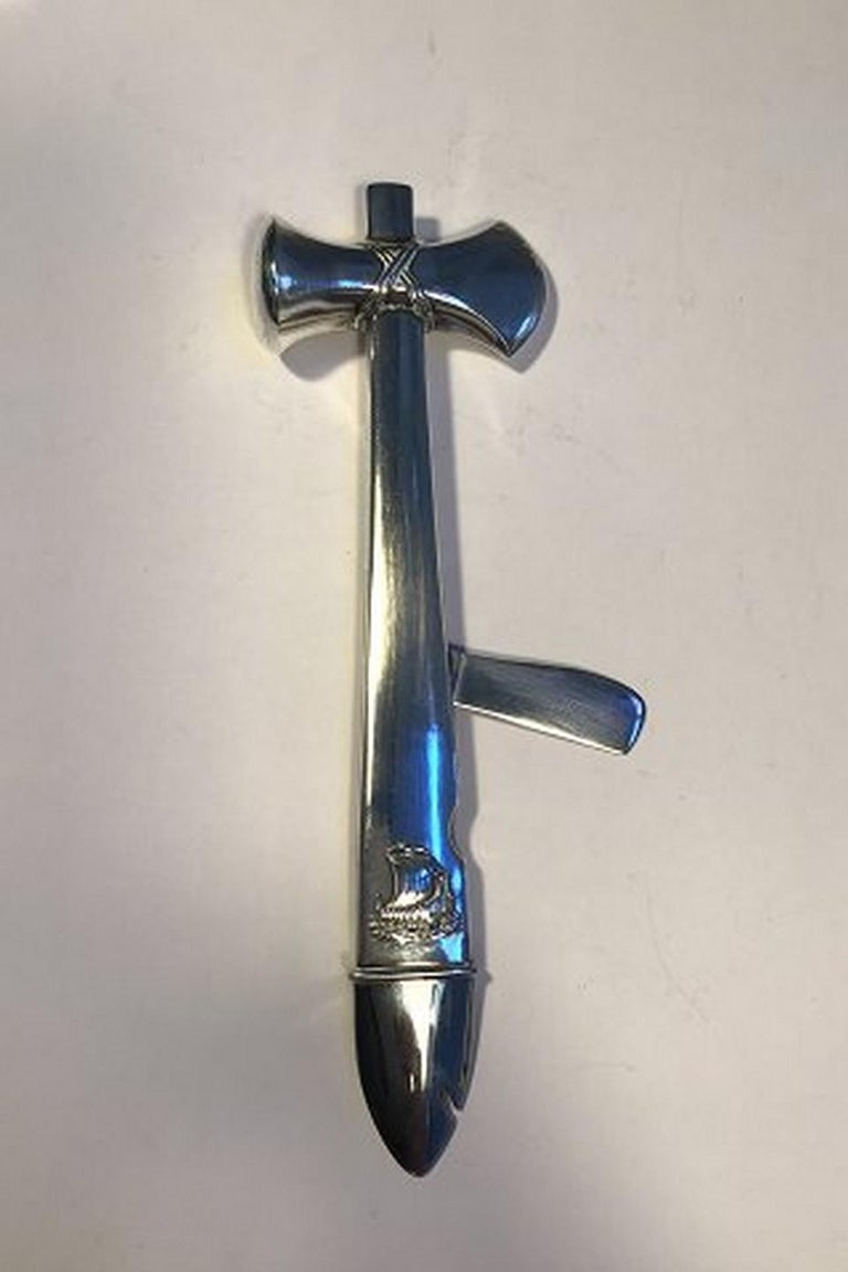 Georg Jensen Sterling Silver Cigar Box Opener For Sale at 1stDibs