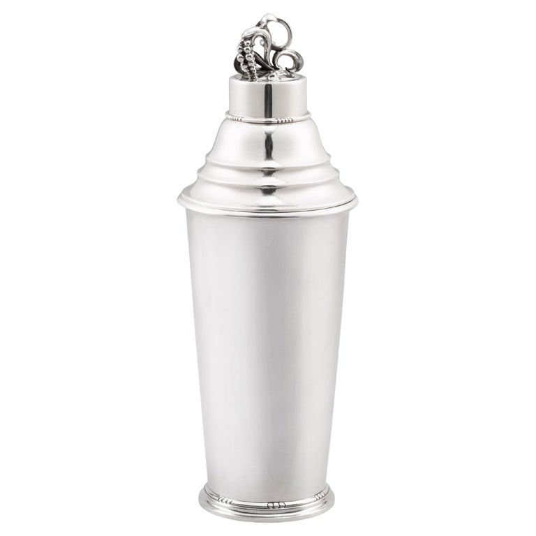 Georg Jensen Sterling Silver Cocktail Shaker For Sale at 1stDibs