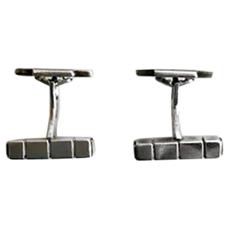 Georg Jensen 1930s Art Deco Silver Cufflinks #41 by Oscar Gundlach ...