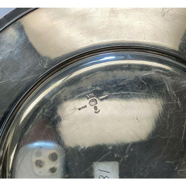 Georg Jensen Sterling Silver Hand-Hammered Plate Charger #587c ...