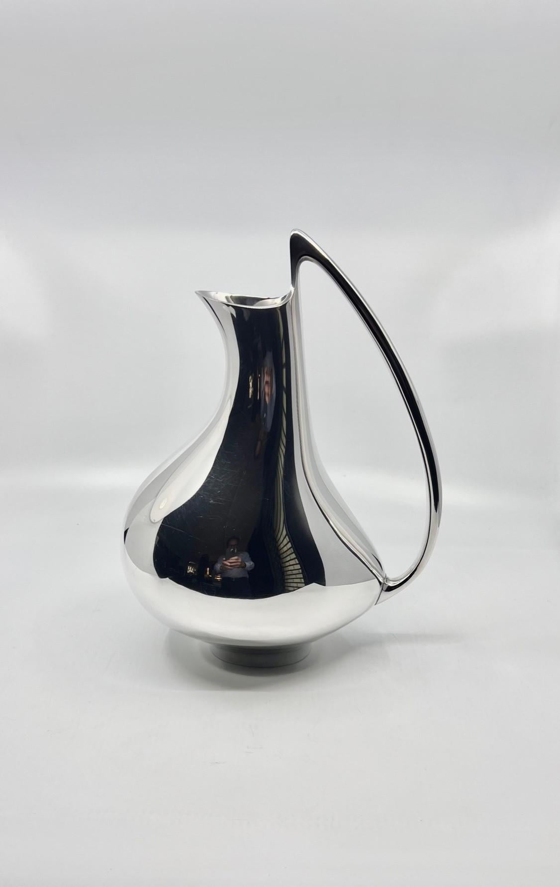 Early Georg Jensen Sterling Silver Koppel Pitcher 992 For Sale at 1stDibs