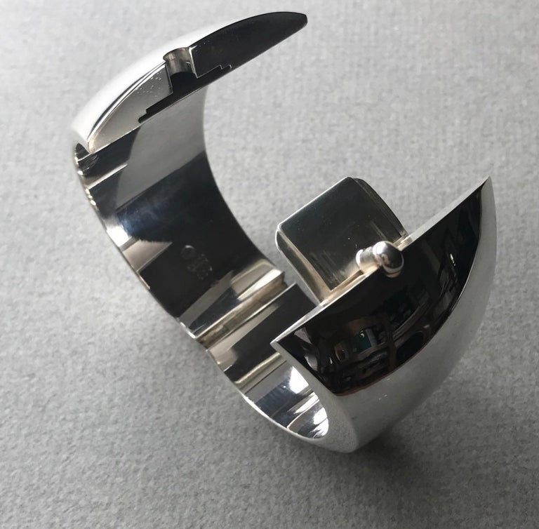 Georg Jensen Sterling Silver Modernist Cuff by Nanna Ditzel, No. 107 ...