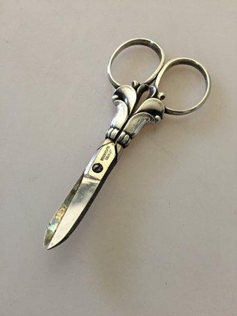 Georg Jensen Sterling Silver Nail Scissors No 172 For Sale at 1stDibs