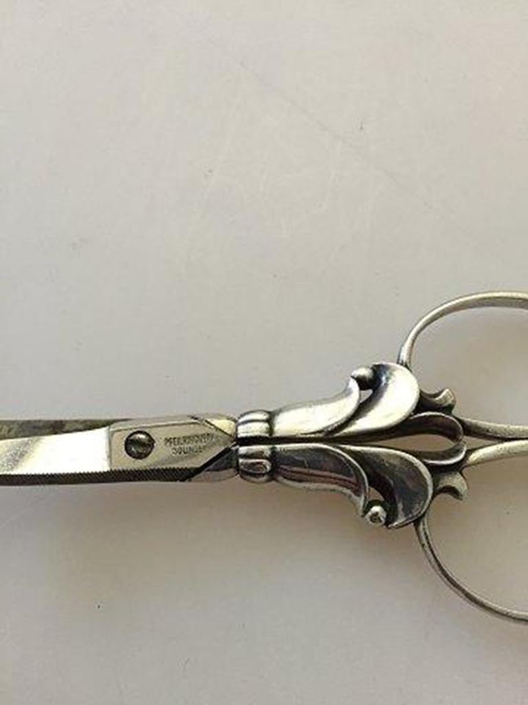 Georg Jensen Sterling Silver Nail Scissors No 172 For Sale at 1stDibs