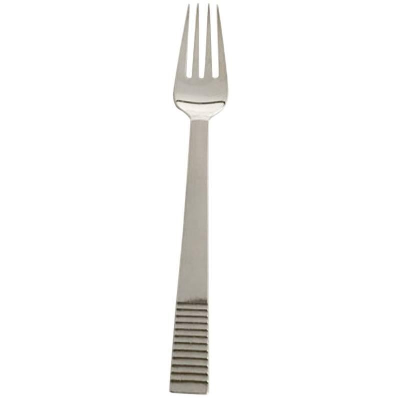 Georg Jensen Sterling Silver Mayan Dinner Fork #012 For Sale at 1stDibs