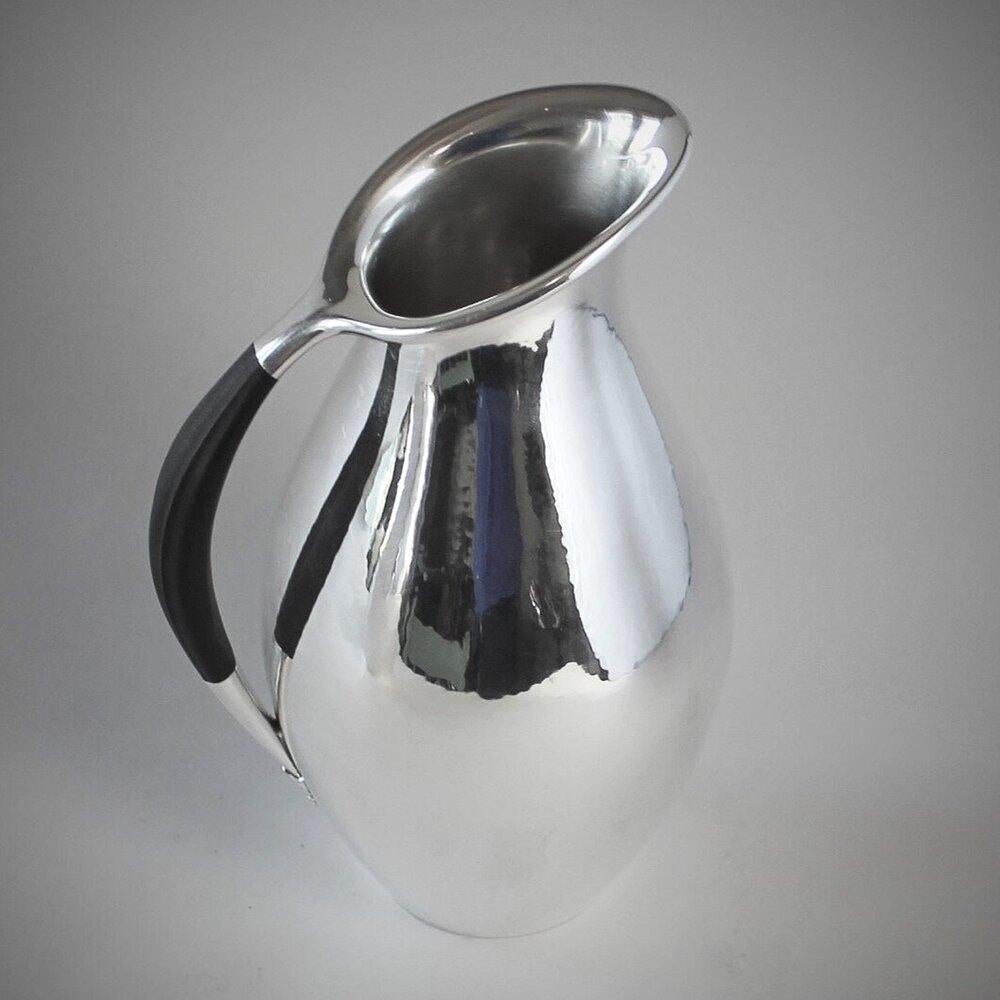 Georg Jensen Sterling Silver Pitcher with Ebony Handle, No.432E by ...