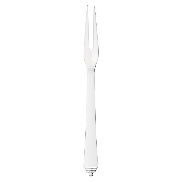 Georg Jensen Sterling Silver Pyramid Cold Cut Fork by Harald Nielsen ...