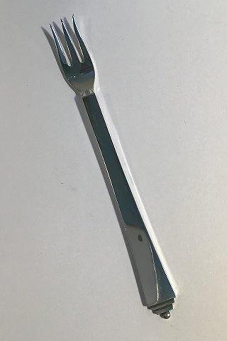 Georg Jensen Sterling Silver Pyramid Shrimp Cocktail Fork No 064 For ...