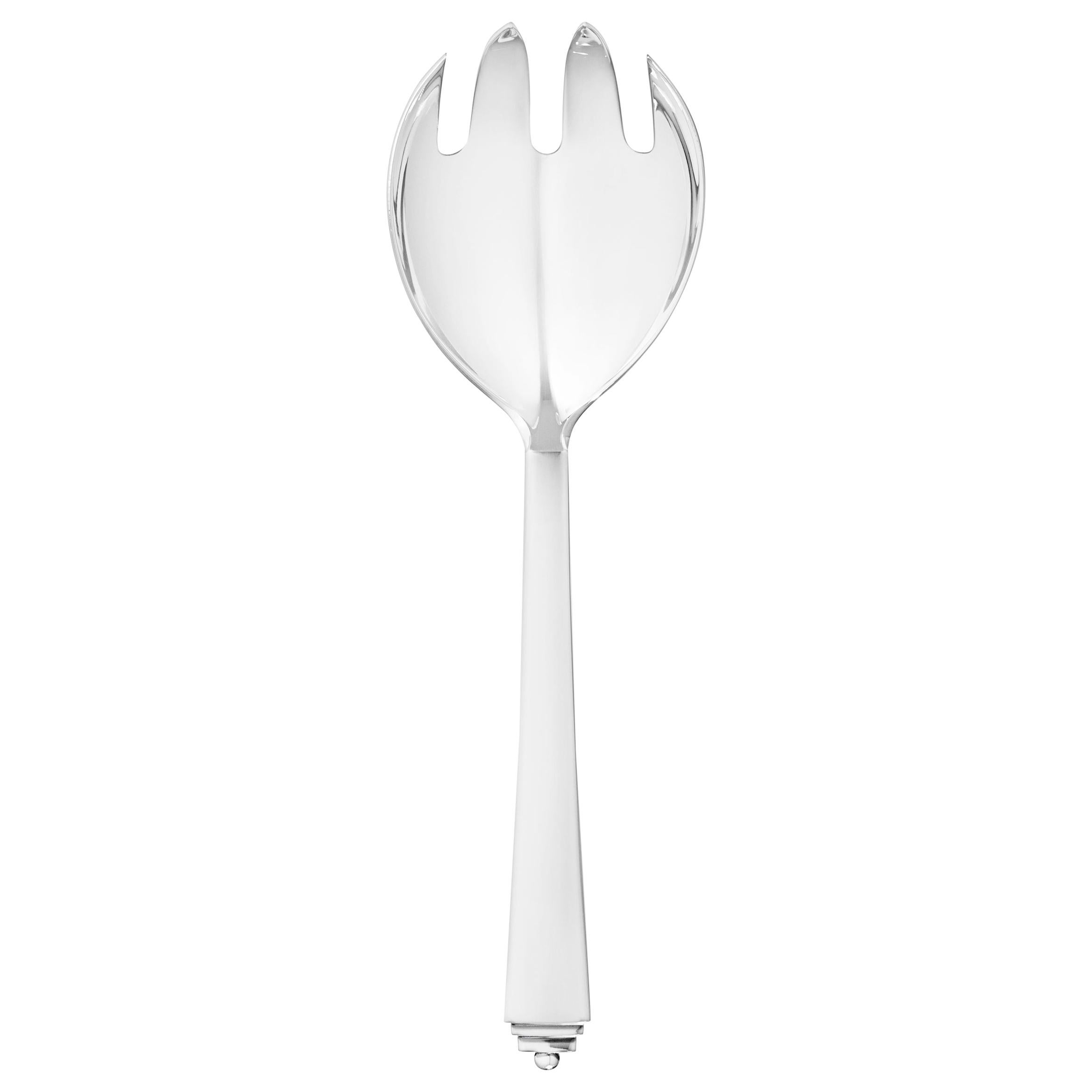 Georg Jensen Sterling Silver Pyramid Large Dinner Fork by Harald ...