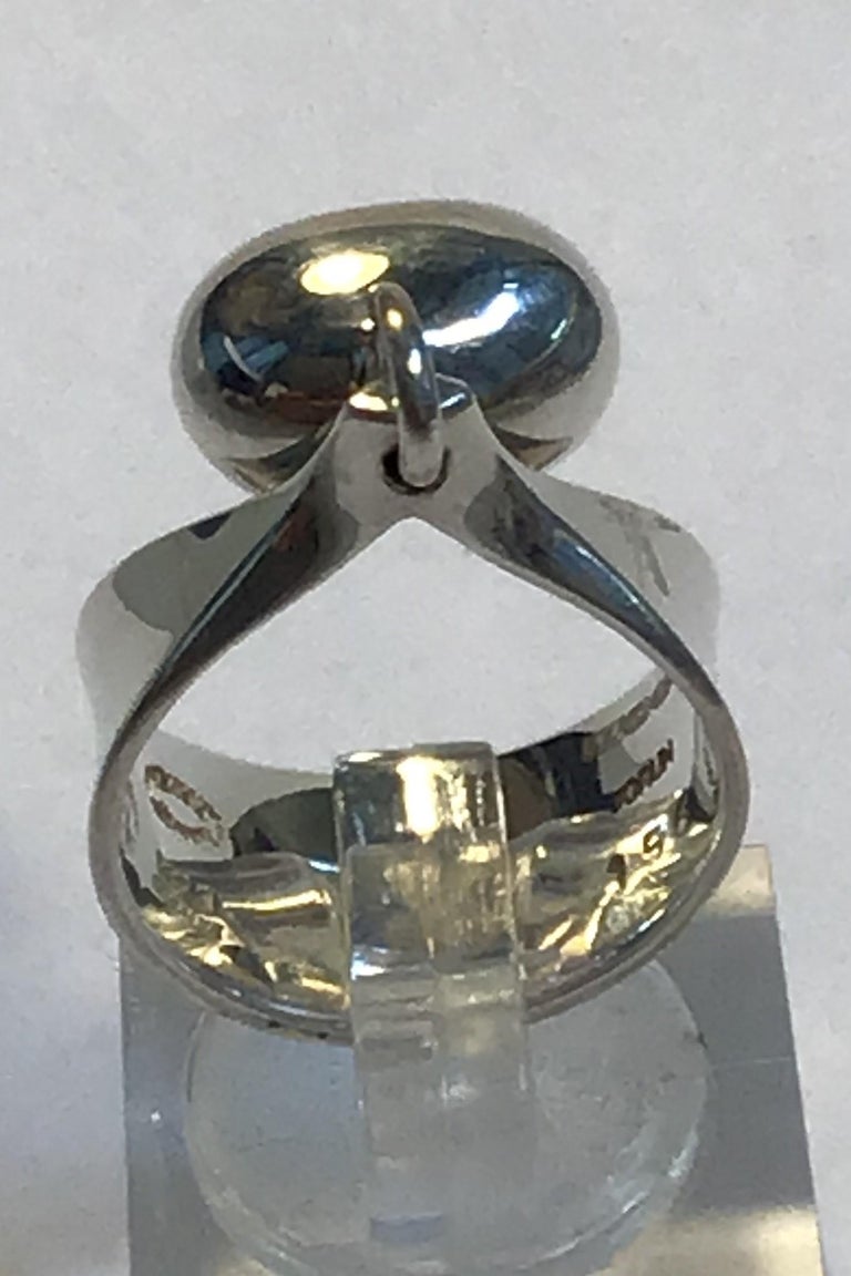 Georg Jensen Sterling Silver Ring No. 156 Torun at 1stDibs