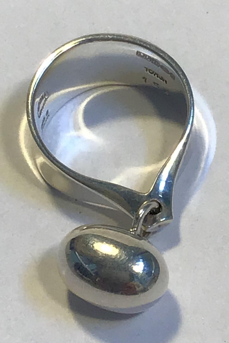 Georg Jensen Sterling Silver Ring No. 156 Torun at 1stDibs