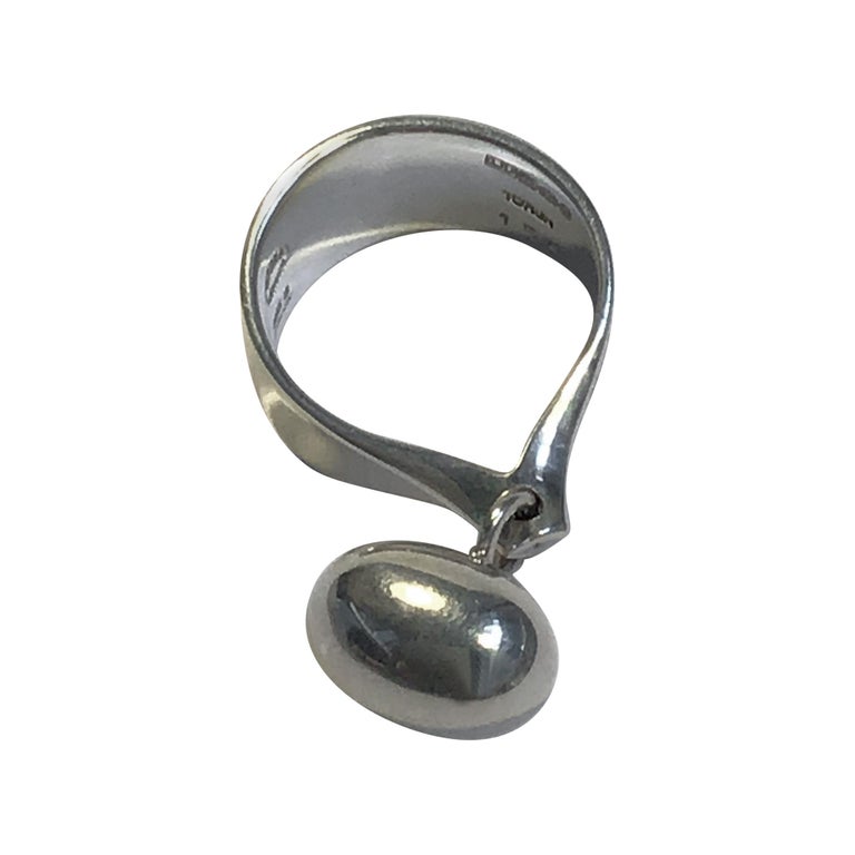 Georg Jensen Sterling Silver Ring No. 156 Torun at 1stDibs