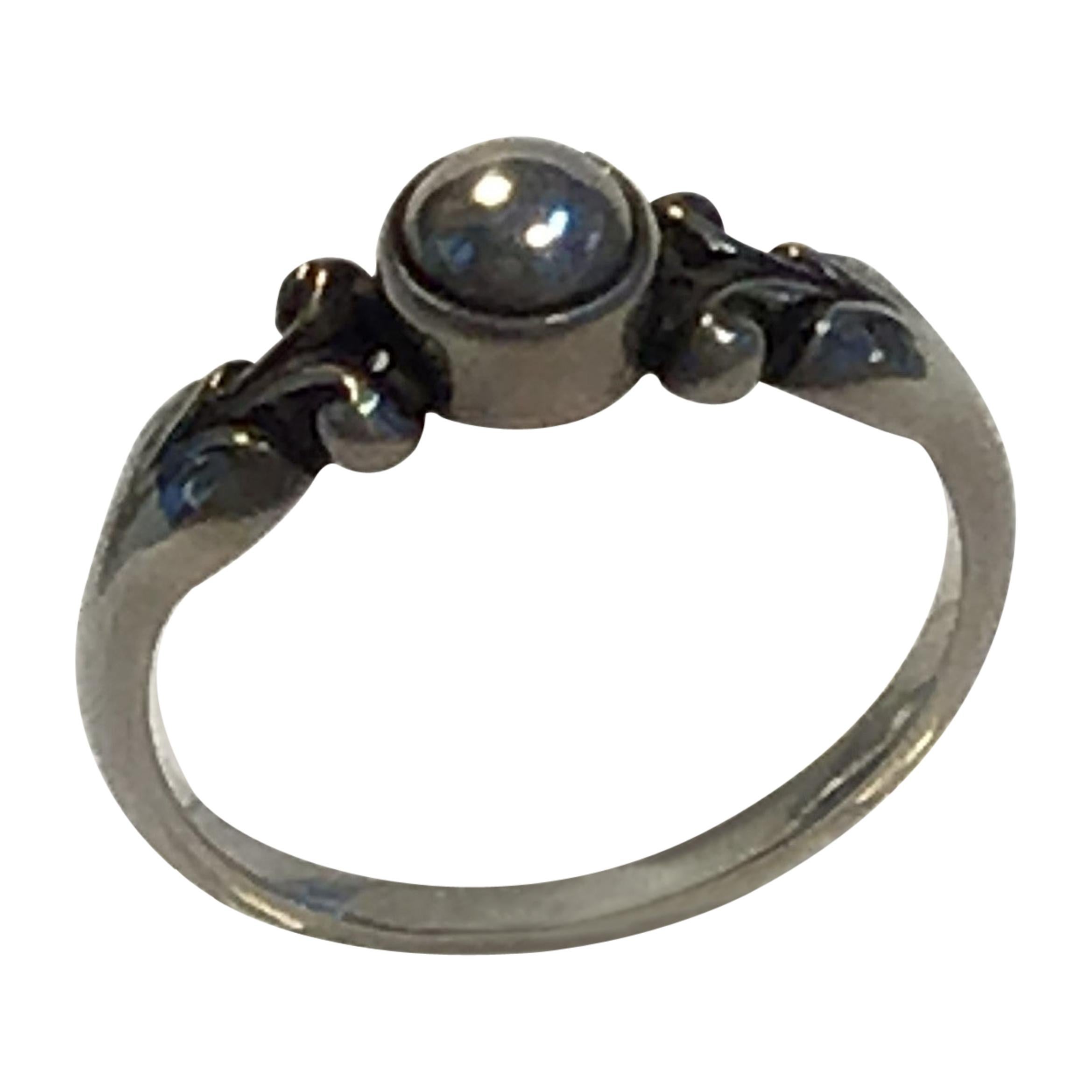 Georg Jensen Sterling Silver Ring No 55 at 1stDibs
